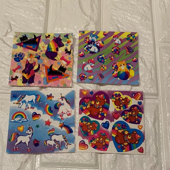 Lisa Frank | Other | Vintage Lisa Frank Sticker Sheets | Poshmark